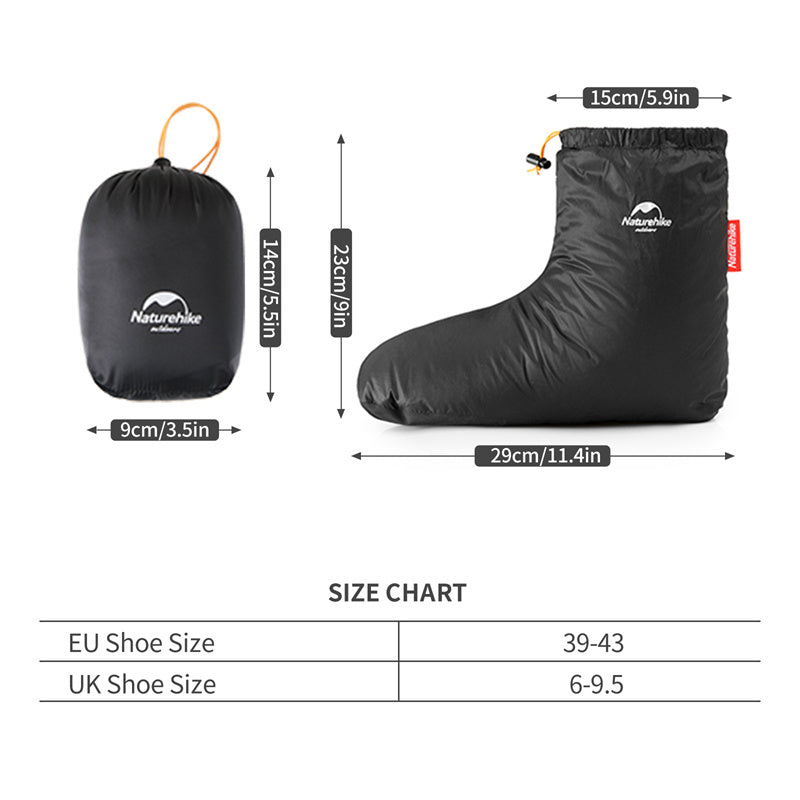 Naturehike Indoor Goose Down Foot Covers - Naturehike official store