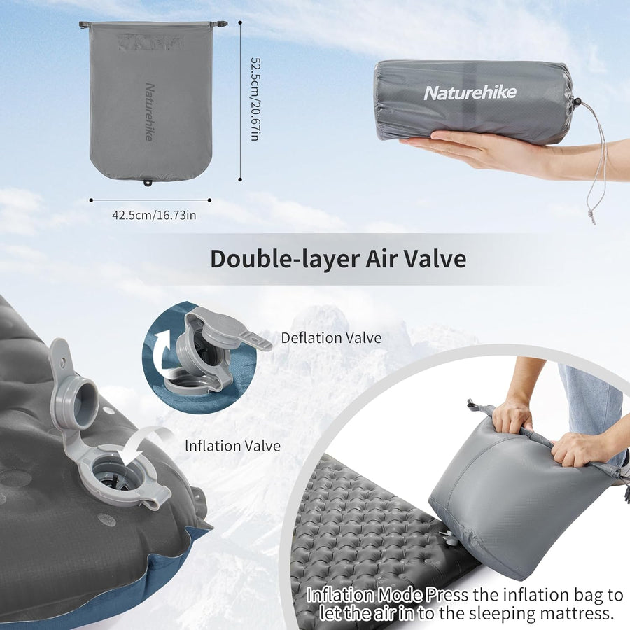 High R-Value Ultralight Inflatable Sleeping Pad - Naturehike official