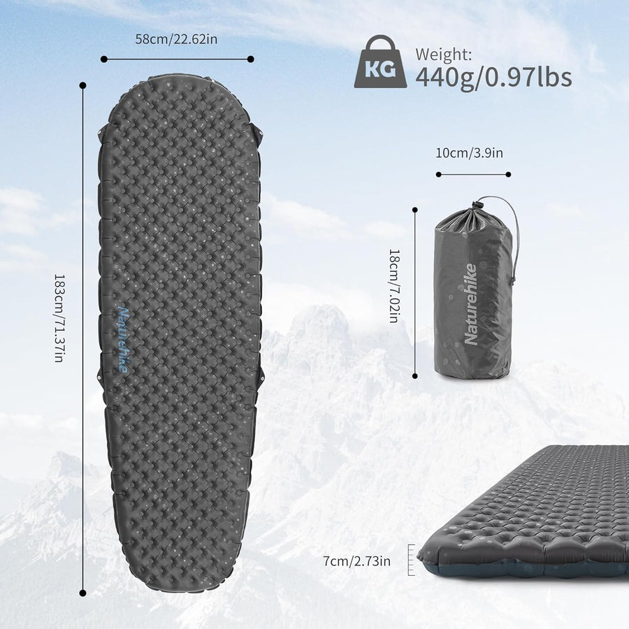 High R-Value Ultralight Inflatable Sleeping Pad - Naturehike official