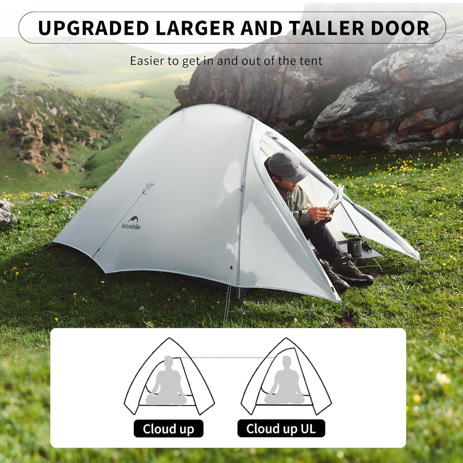 Cloud Up UL 1 Ultralight Backpacking Tent – Naturehike
