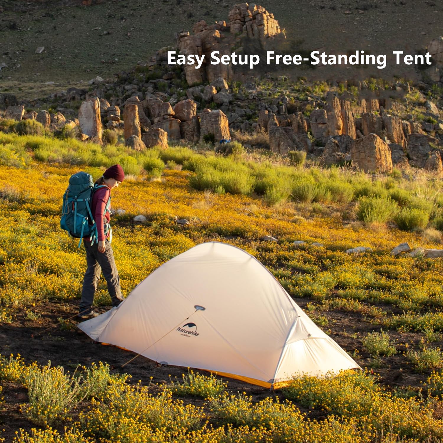 Cloud Up EXT 2 Person Ultralight Backpacking Tent | Naturehike
