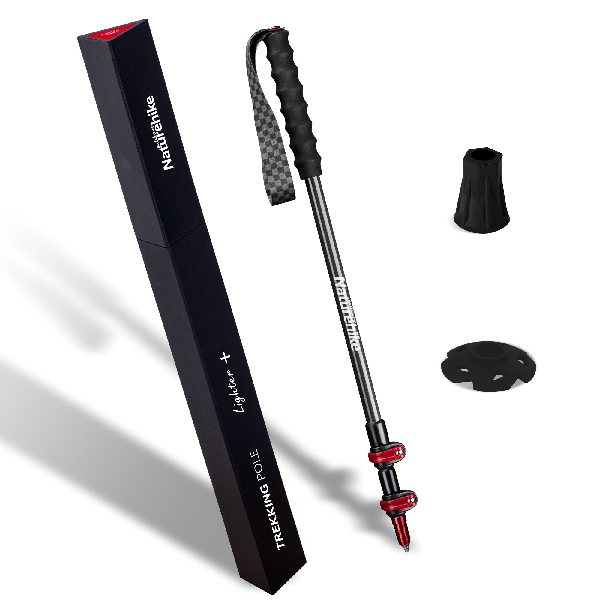 First Snow EXT2 - UltraLight Carbon Fiber External Lock Trekking Pole ...