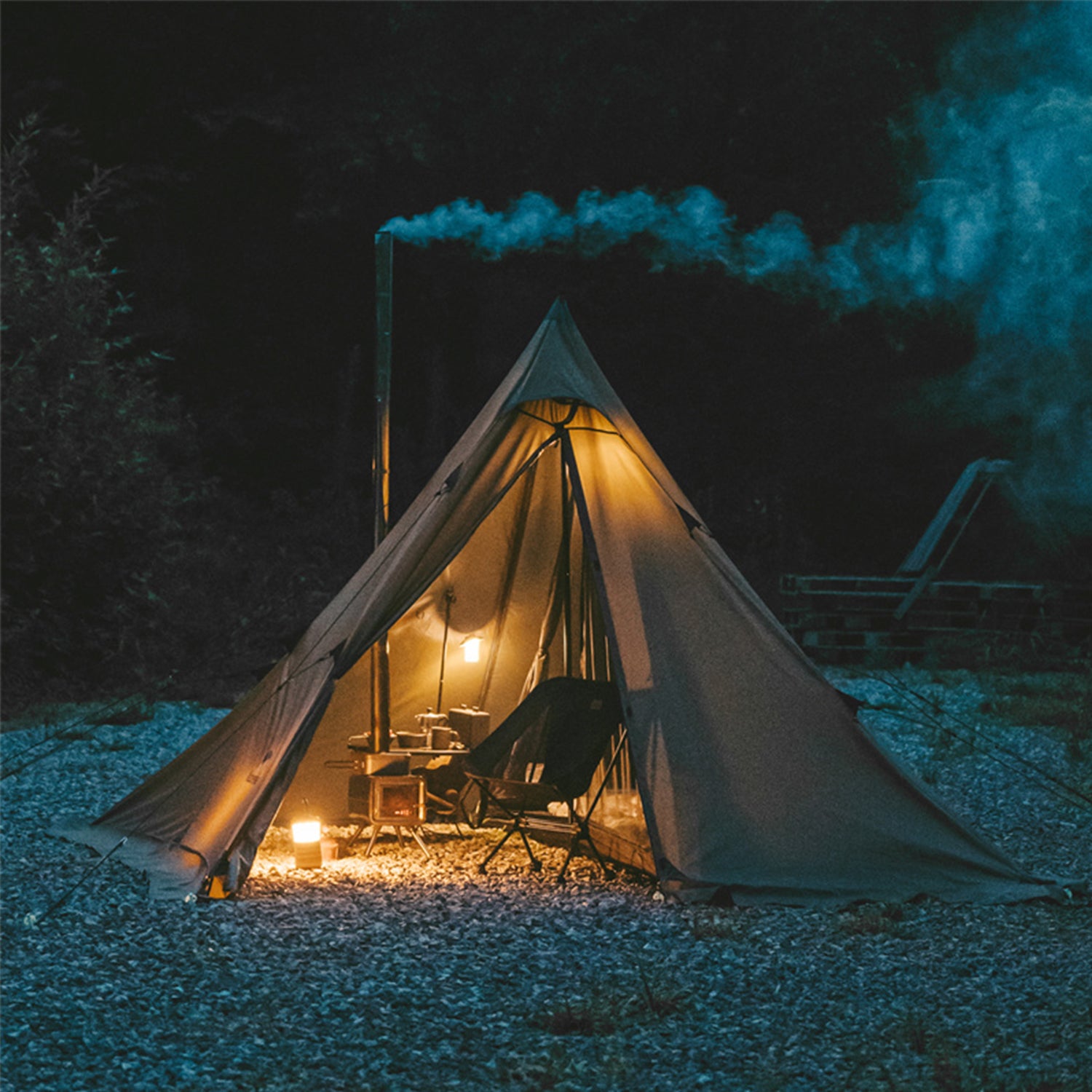 Ranch Fire 4-Person Pyramid Hot Tent | Naturehike
