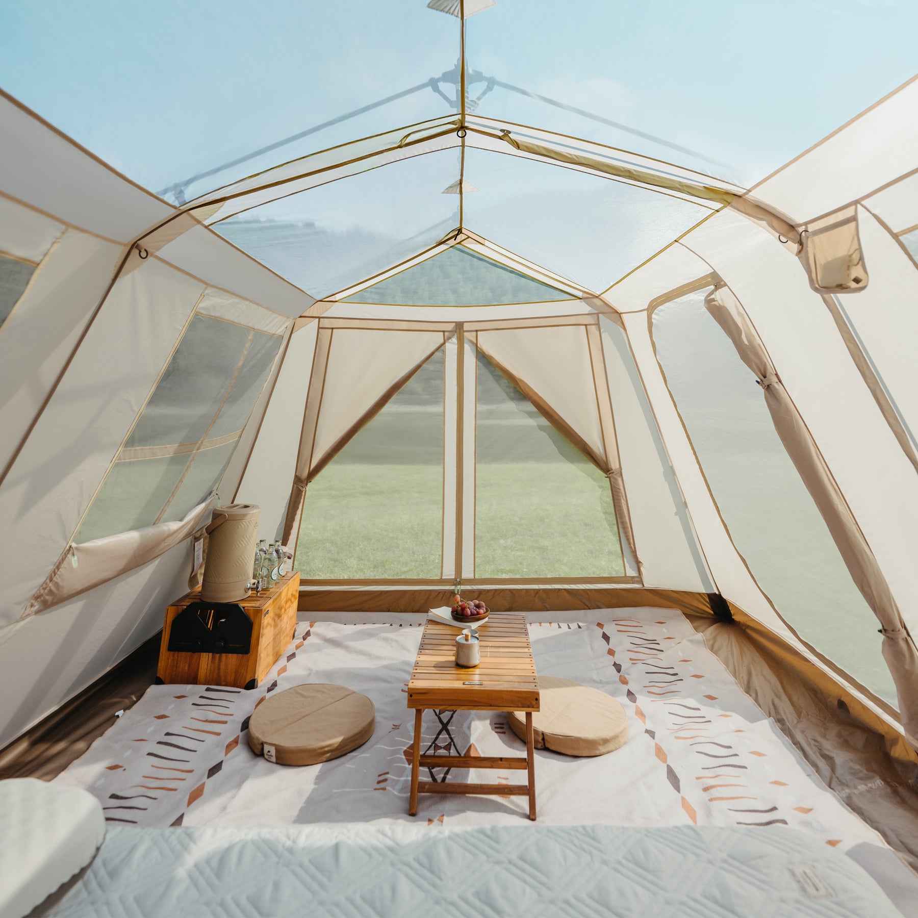 Village 13 8-Person Automatic Cabin Tent – TIBLACK Premium | Naturehike