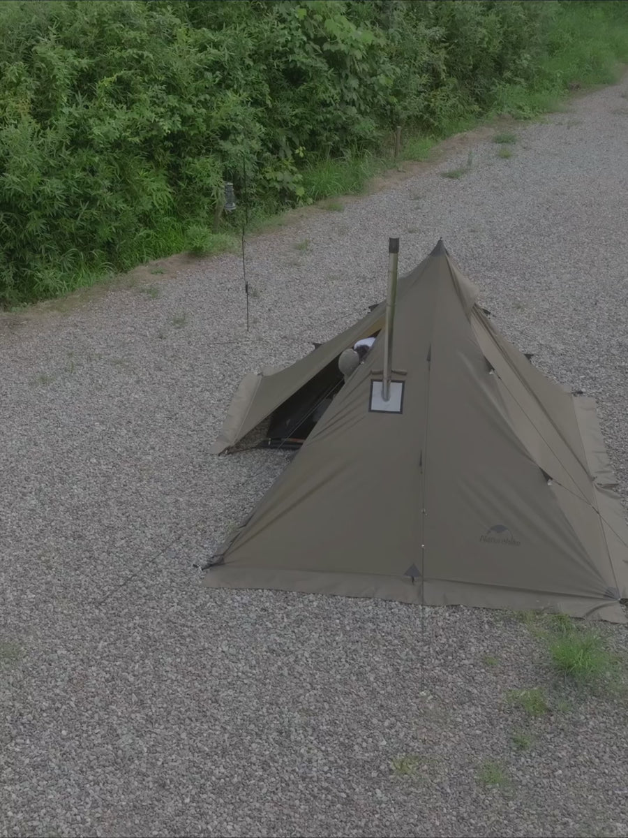 Ranch Fire 4-Person Pyramid Hot Tent | Naturehike
