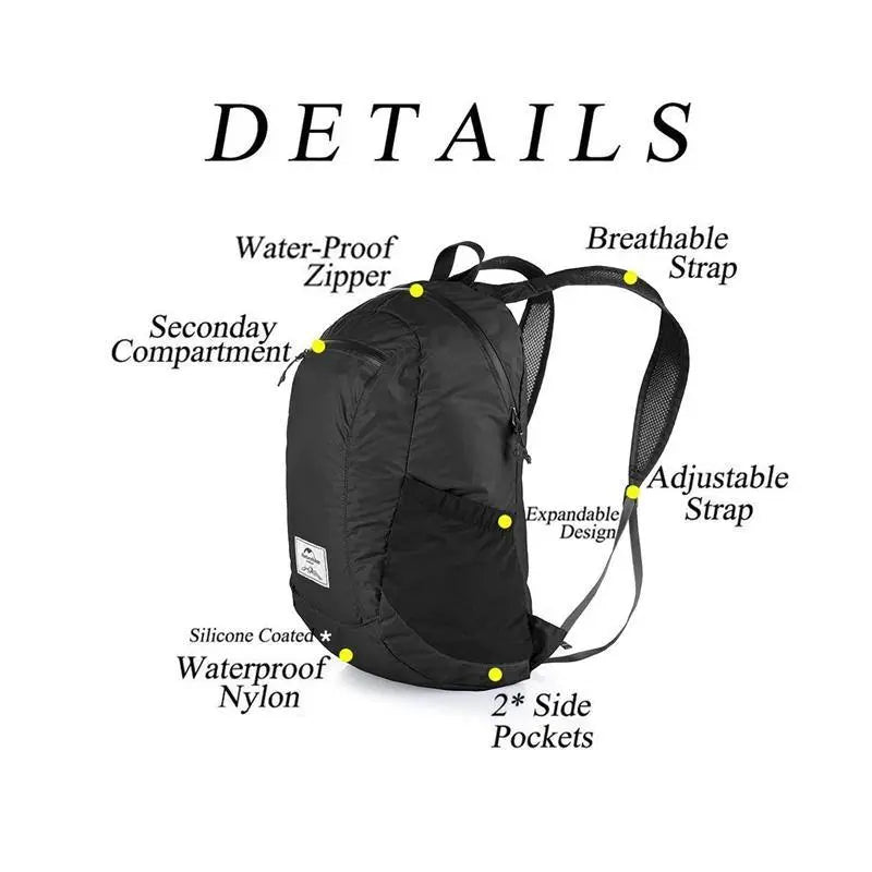18L Waterproof Camping Backpack - Naturehike official store